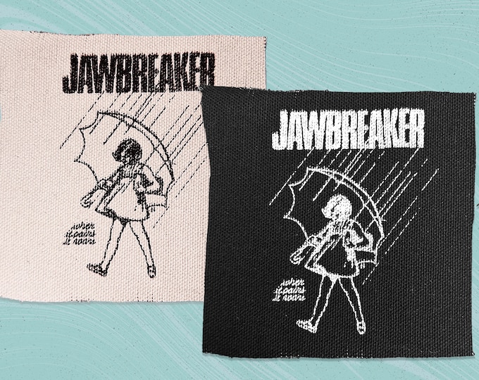 Jawbreaker Morton Salt Girl Screen Printed Canvas Patch 4 Logo - Etsy