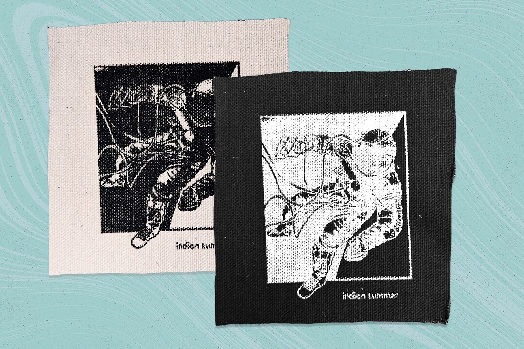 Indian Summer Astronaut Screen Printed Canvas Patch 4" Logo Screamo - Etsy