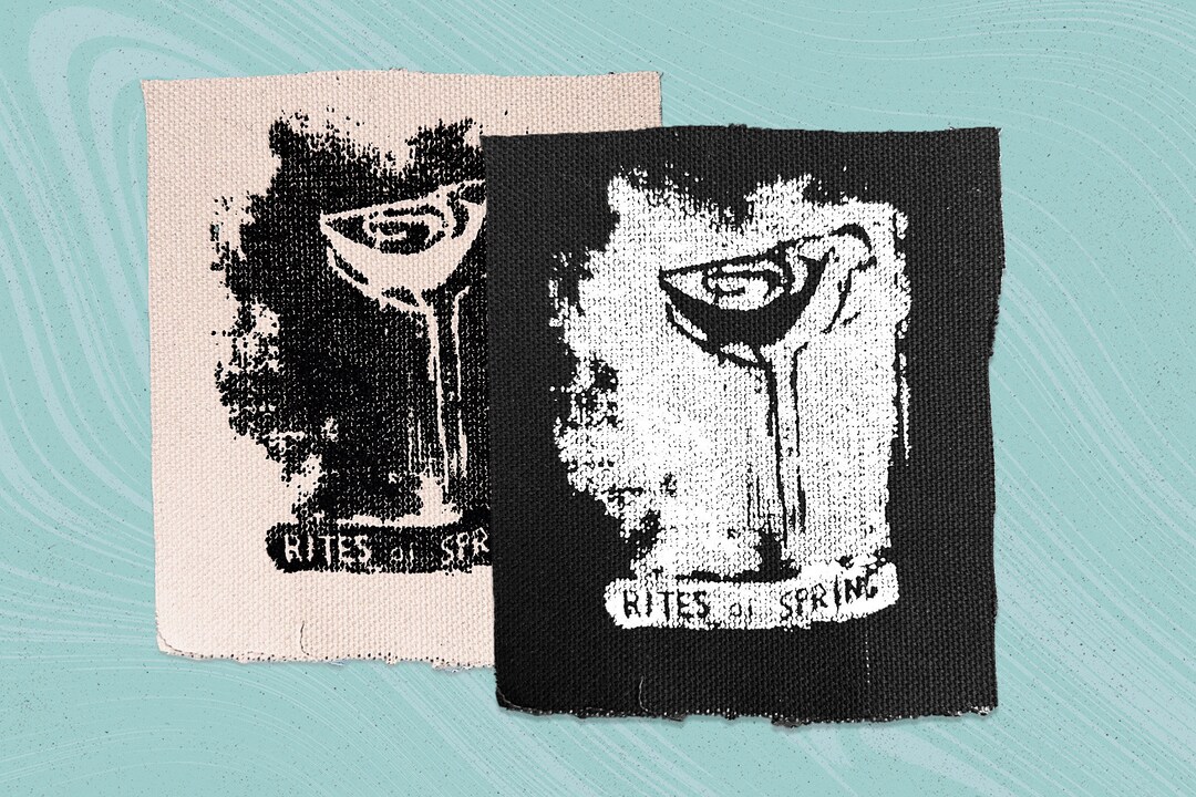 Rites of Spring Flower Logo Screen Printed Canvas Patch 4" - Etsy