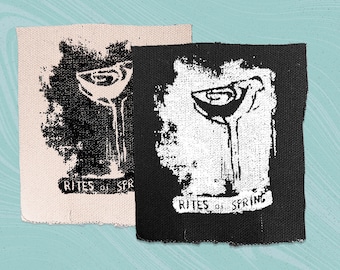 Rites of Spring Logo Screen Printed Canvas Patch 4 - Etsy