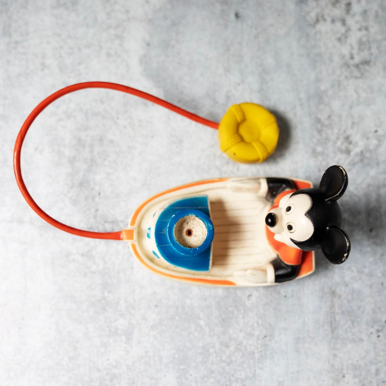 Mickey Mouse Bubble Barge 1970s Bath Toy Boat Squirt Bubbles - Etsy
