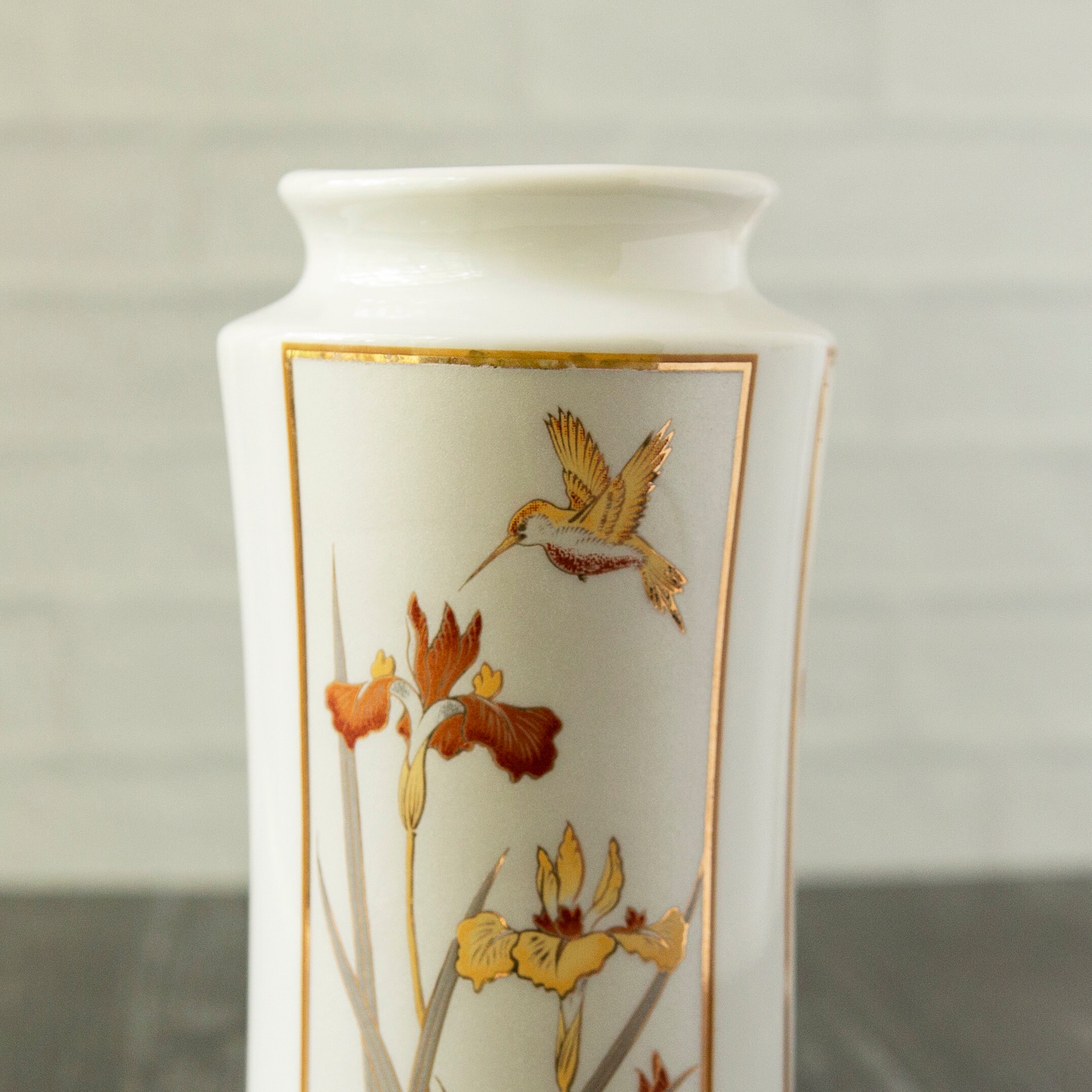 Pair of Action Made in Japan Iris Hummingbird Vases - Etsy