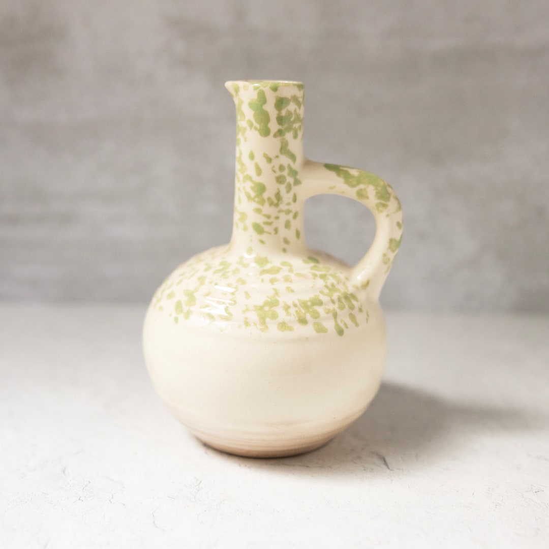 Vintage Mohawk Pottery Green Liqueur Bottle R-4 Jug Pitcher - Etsy