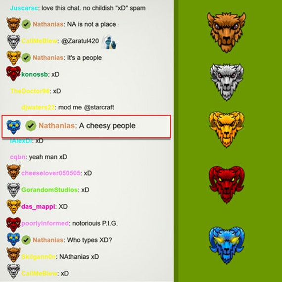 Goad Animals Twitch Sub Badges Subscribers Sub Bit Loyalty Badges ...