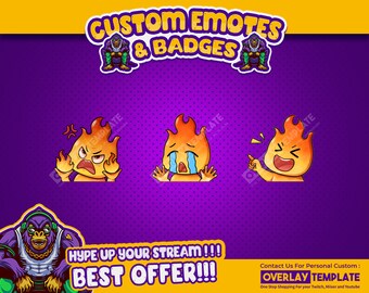 Burn Emote - Etsy Australia