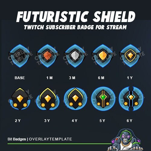 Drawing & Illustration Digital 10 pack Gun Bit Badges Sub Badges for ...
