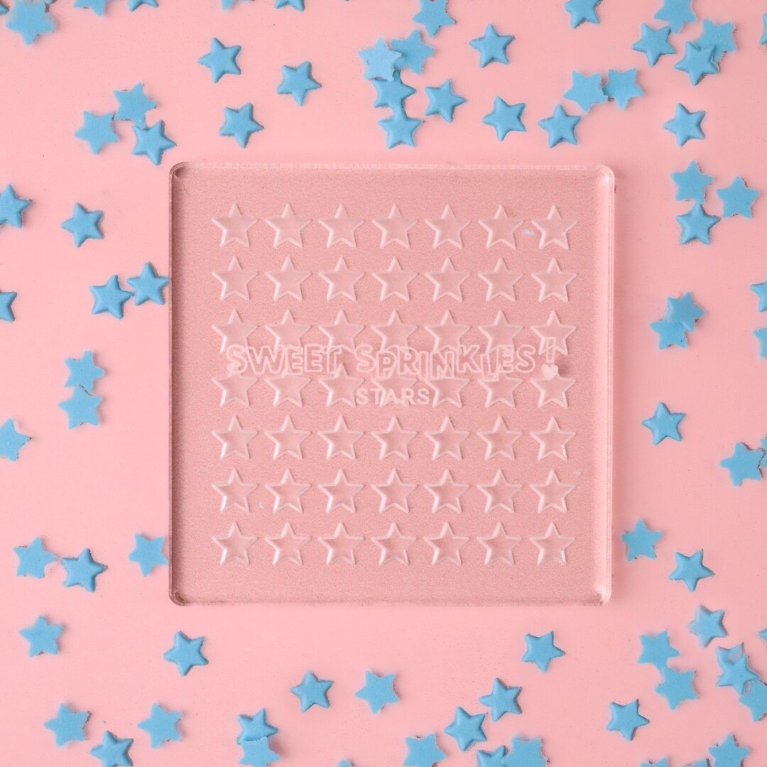 Stars - Sprinkle Plate - Etsy