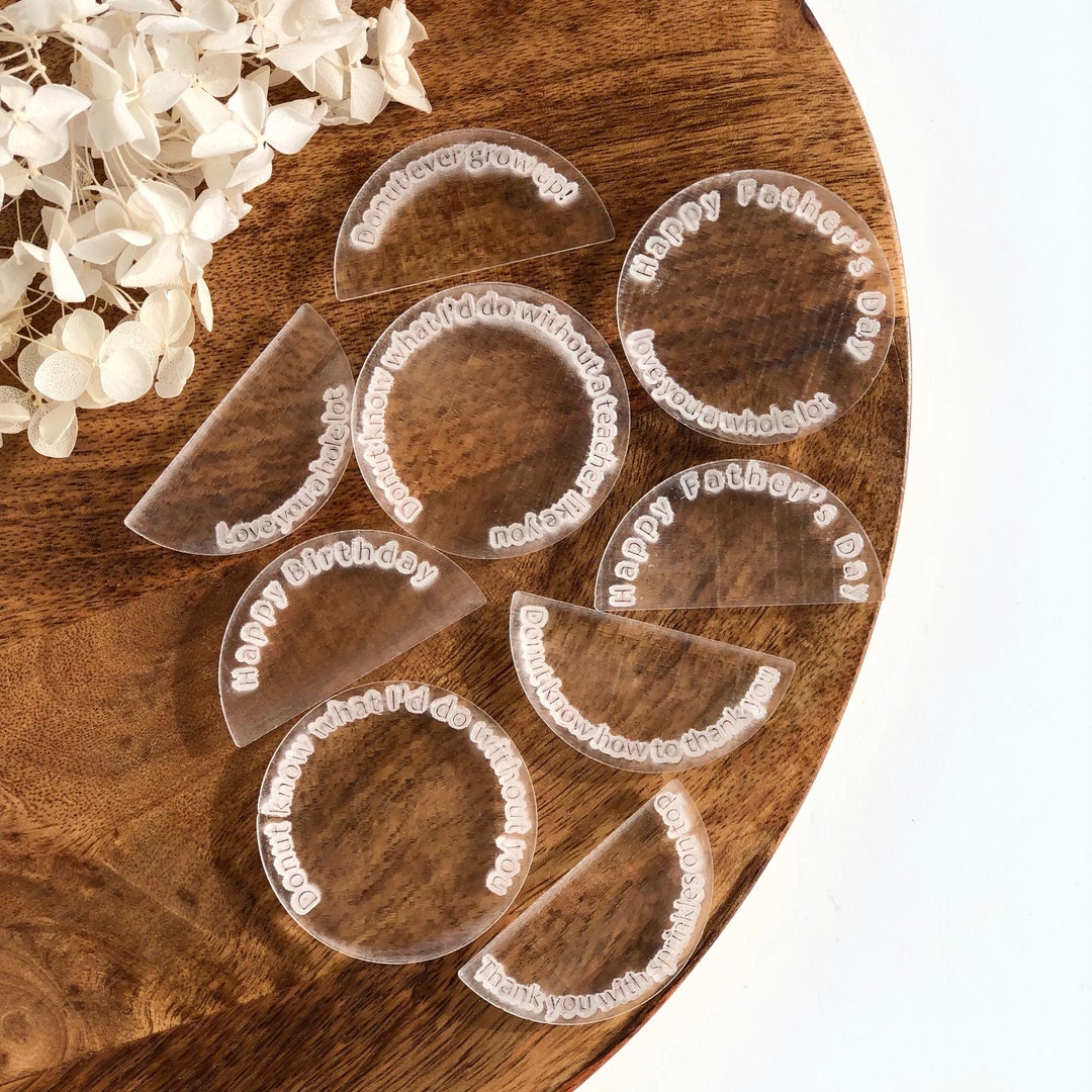 Curved Quote Impression Stamp - Etsy