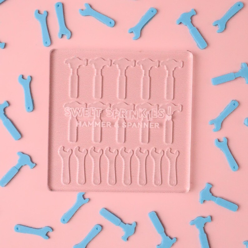 Hammer and Spanner - Sprinkle Plate - Etsy