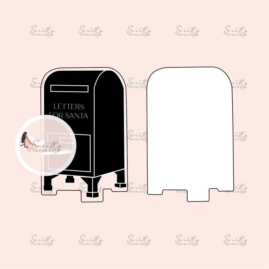 MINI LETTERS to SANTA Letterbox Stamp With Matching Cutter - Etsy Australia