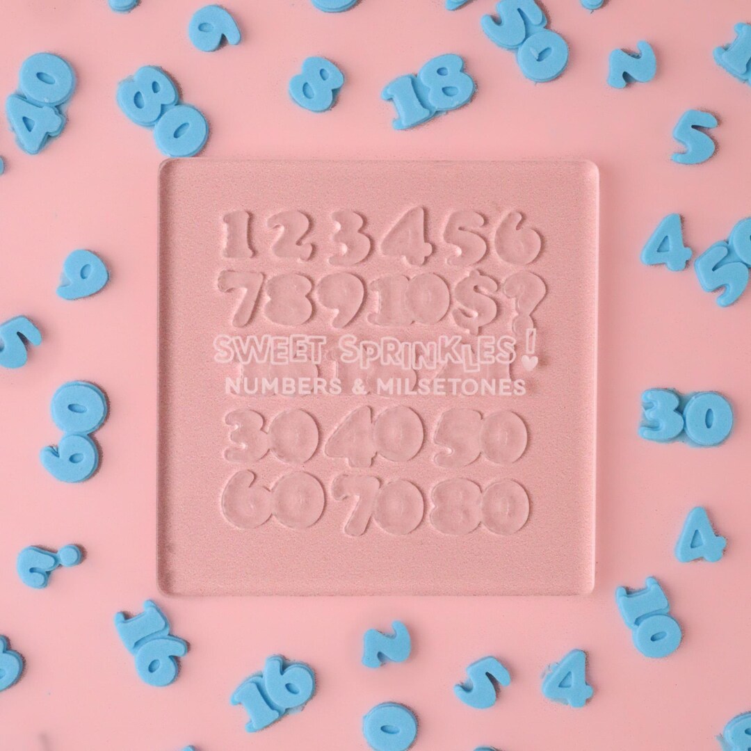 Numbers and Milestones - Sprinkle Plate - Etsy