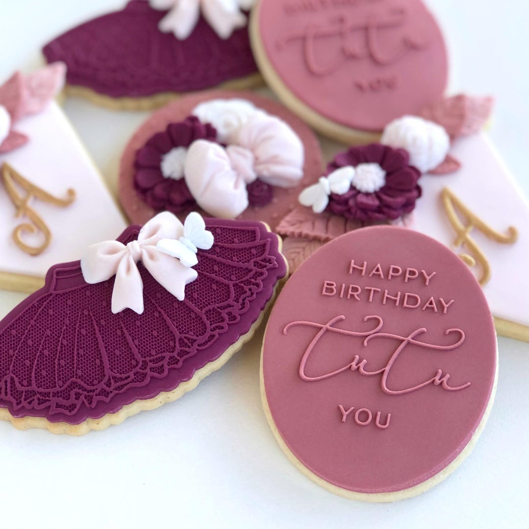 Happy Birthday Tutu You Pop! Stamp - Etsy