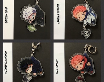 Anime Keychain | Etsy