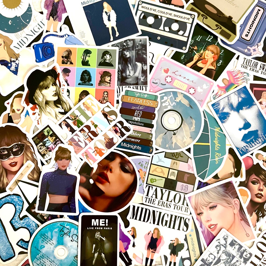 50 Pcs | TS Stickers | Gloss Vinyl Stickers | Laptop, Journal, Notebook ...