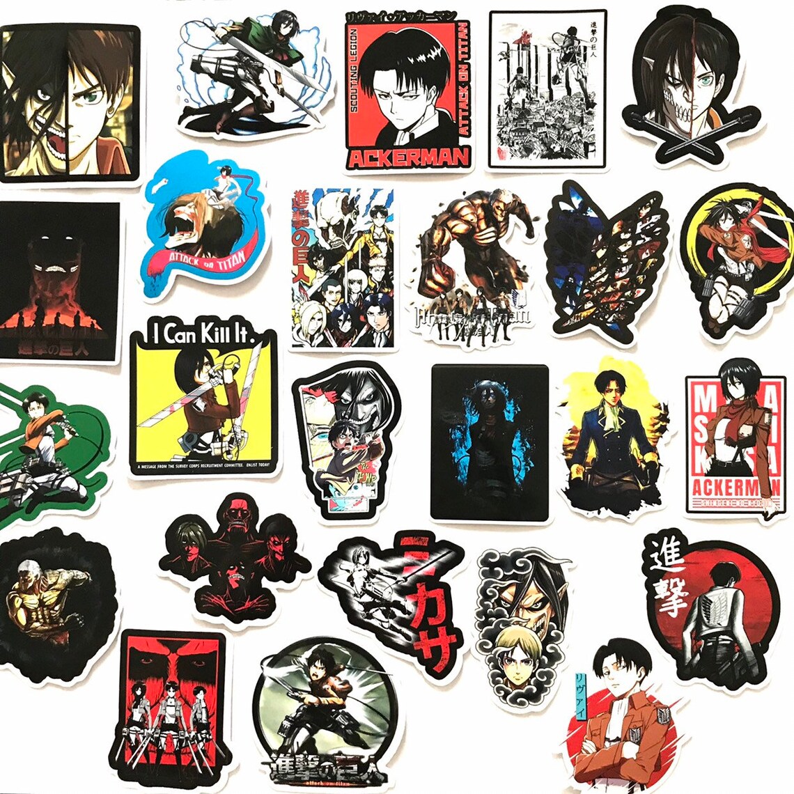 Anime Japanese Vinyl Stickers Random Mystery Mix | Etsy