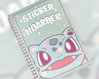 Tiger Reusable Sticker Book / A5 6x8 Reusable Sticker Collection Book ...