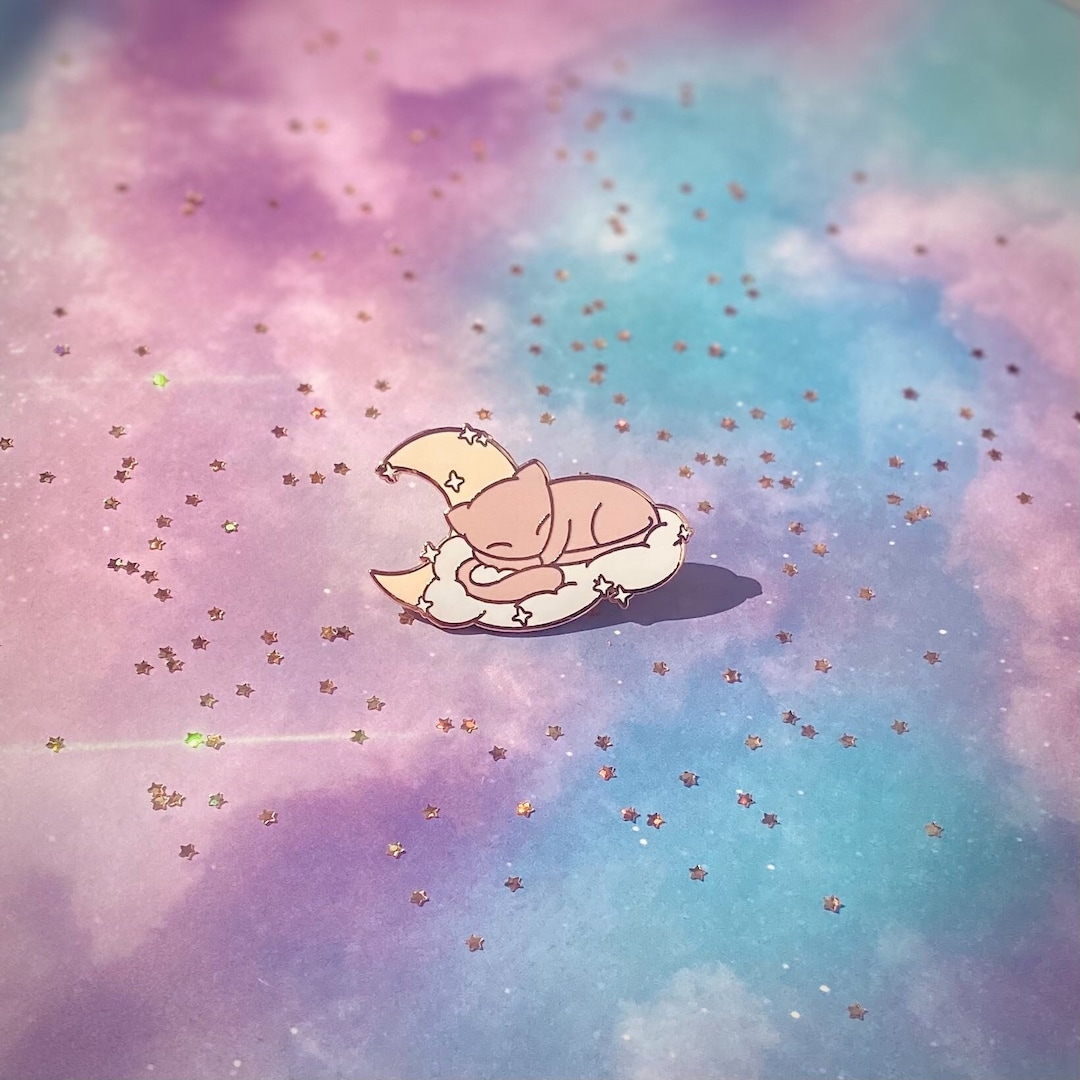 Sleepymon Mew Enamel Pin - Etsy