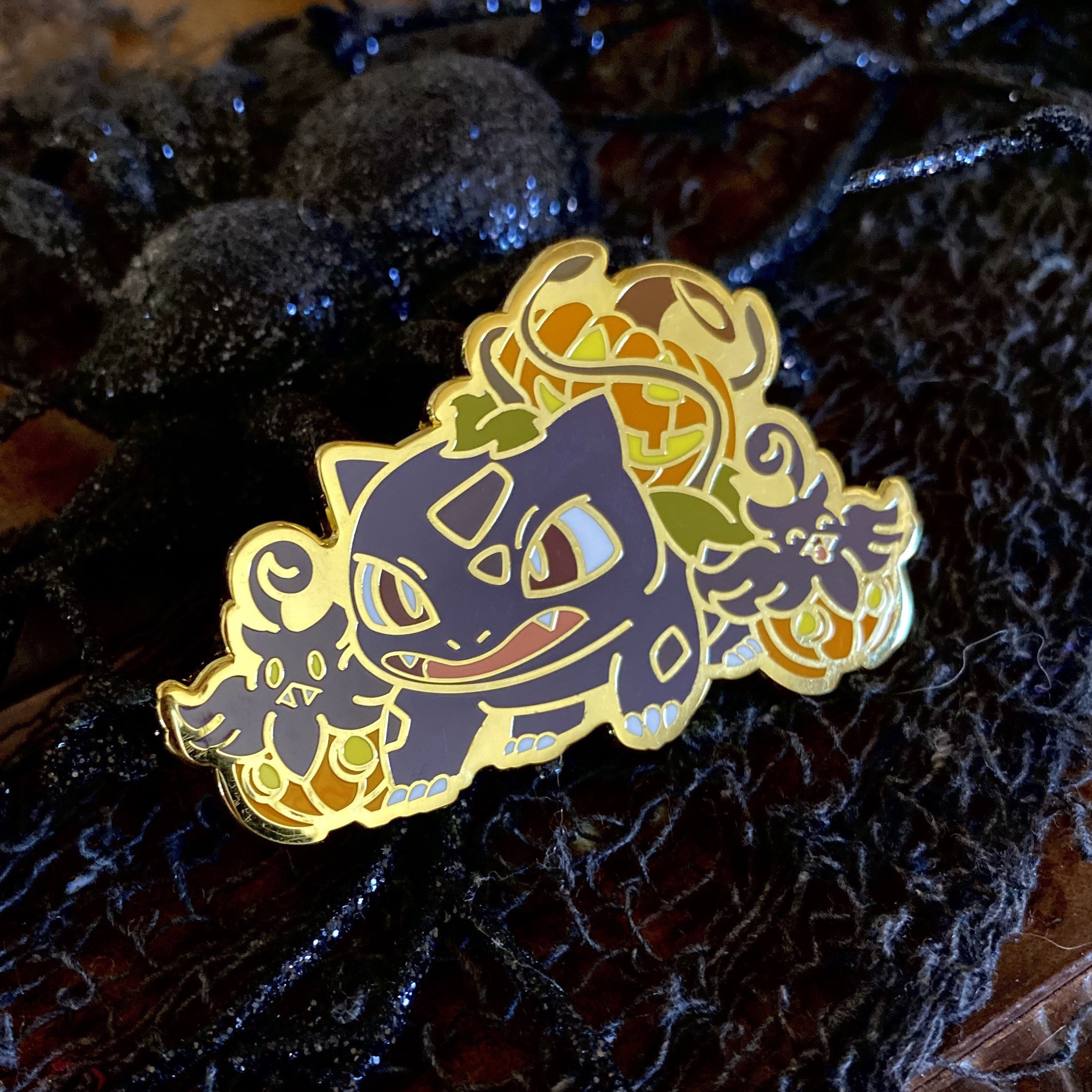 Bulbasaur Halloween Pin - Etsy