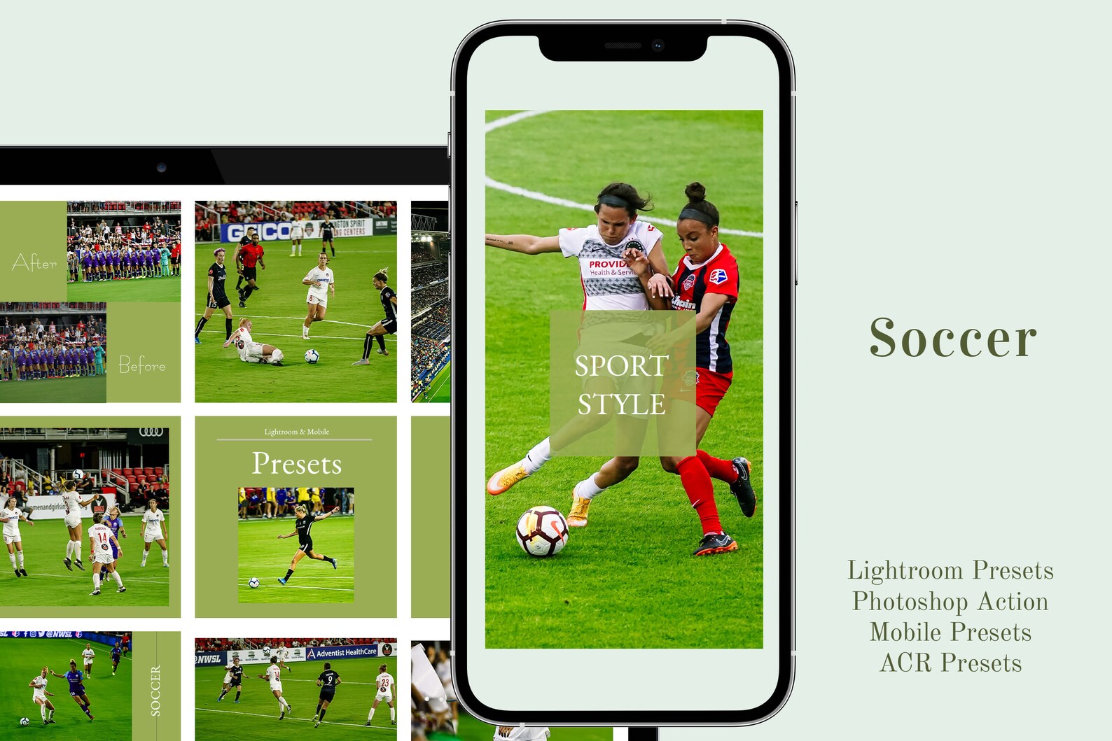 Soccer Lightroom Mobile Presets Photoshop Instagram Filters HDR World ...
