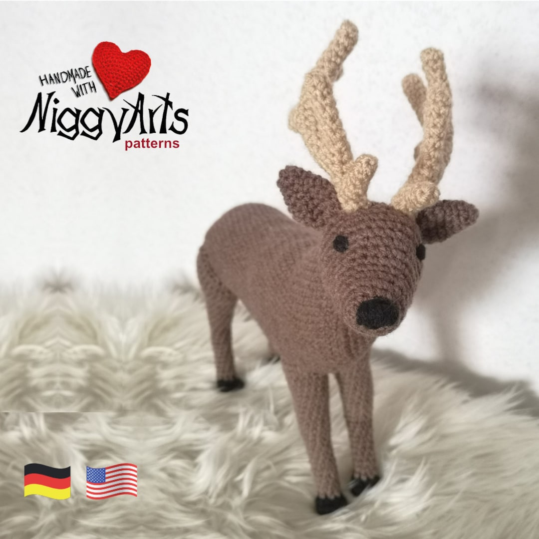 Stag - Crochet Pattern - Etsy