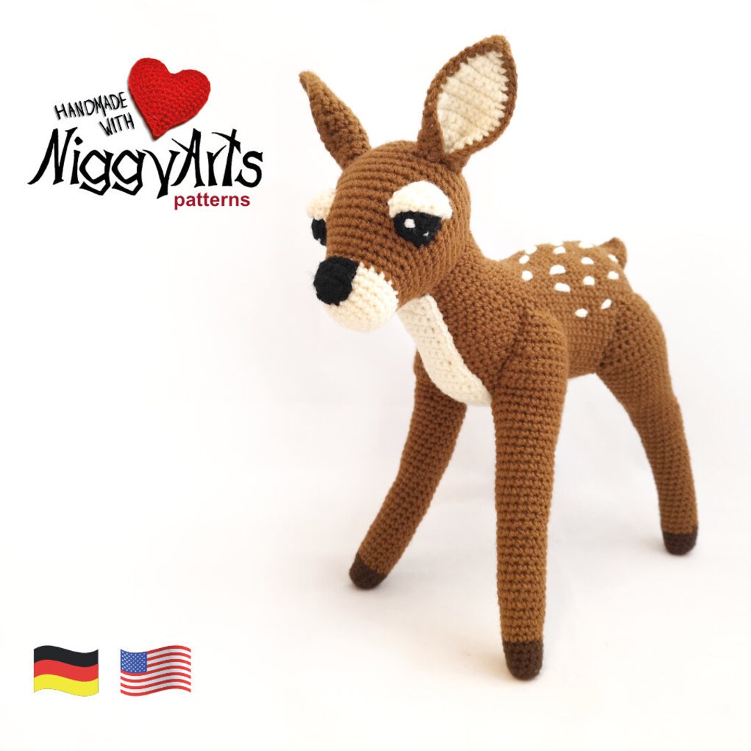 Fawn - Crochet-pattern - Etsy
