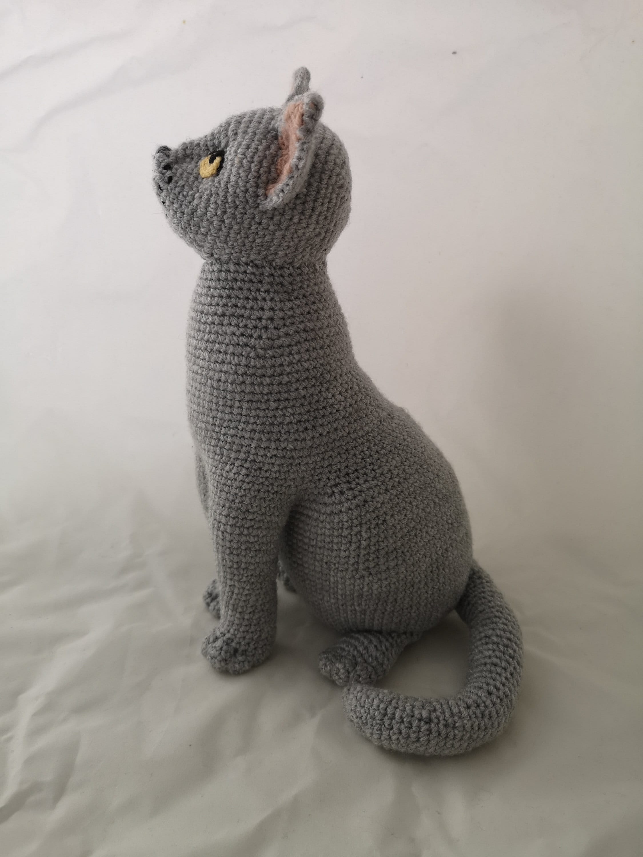Sitting Cat Crochet Pattern - Etsy