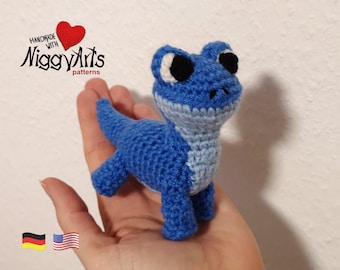 Lizard Crochet Pattern for Tiny Brooch Toy or Small Realistic - Etsy