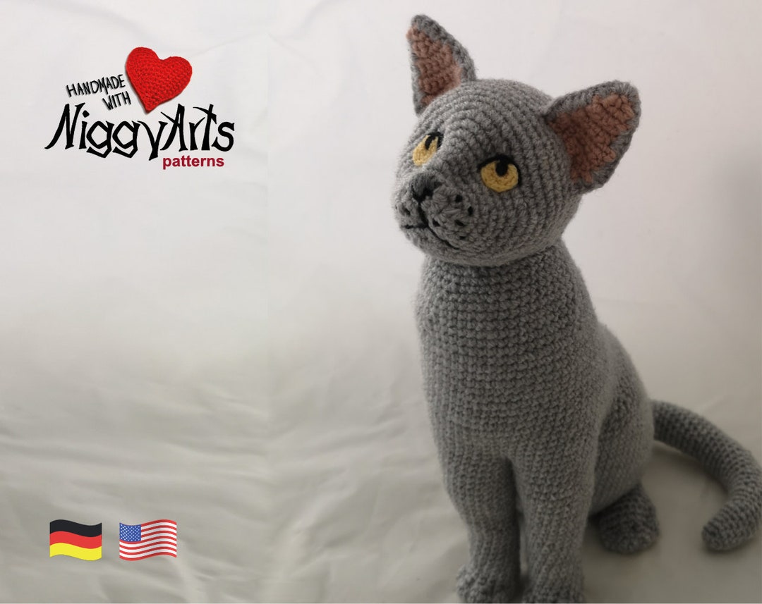 Sitting Cat Crochet Pattern (Download Now) - Etsy