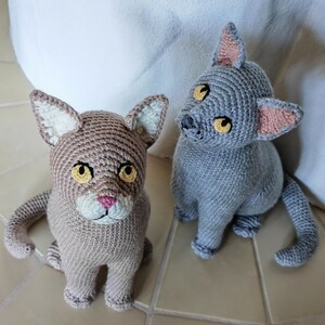 Sitting Cat - Crochet Pattern PDF - Etsy