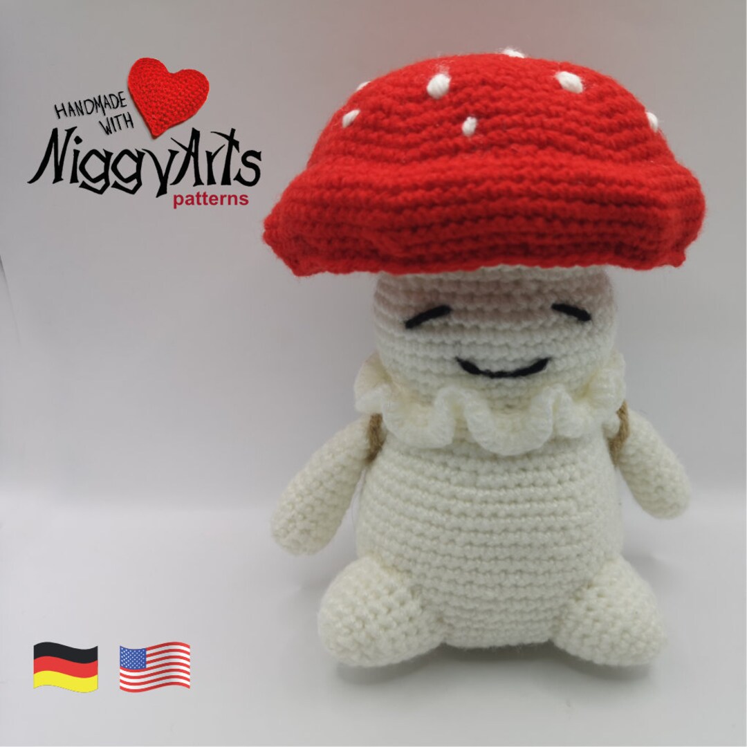 Mushroom Man - Crochet Pattern - Etsy