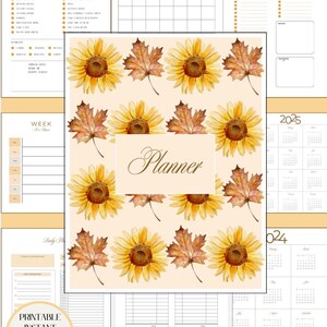 Printable Autumn Planner - Etsy