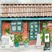 Japanese Storefront Poster Japanese Flower Shop Flower Wall - Etsy