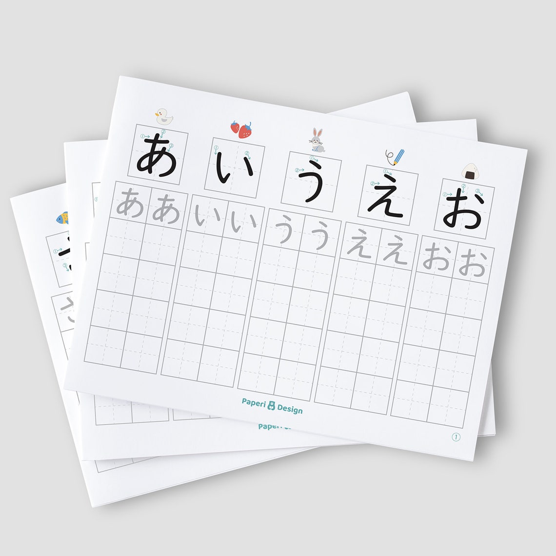 Hiragana Writing Practice Worksheets, Japanese Alphabet Tracing ...