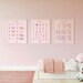 Alphabet Chart Pink, PRINTABLE Educational Poster, DIGITAL DOWNLOAD ...