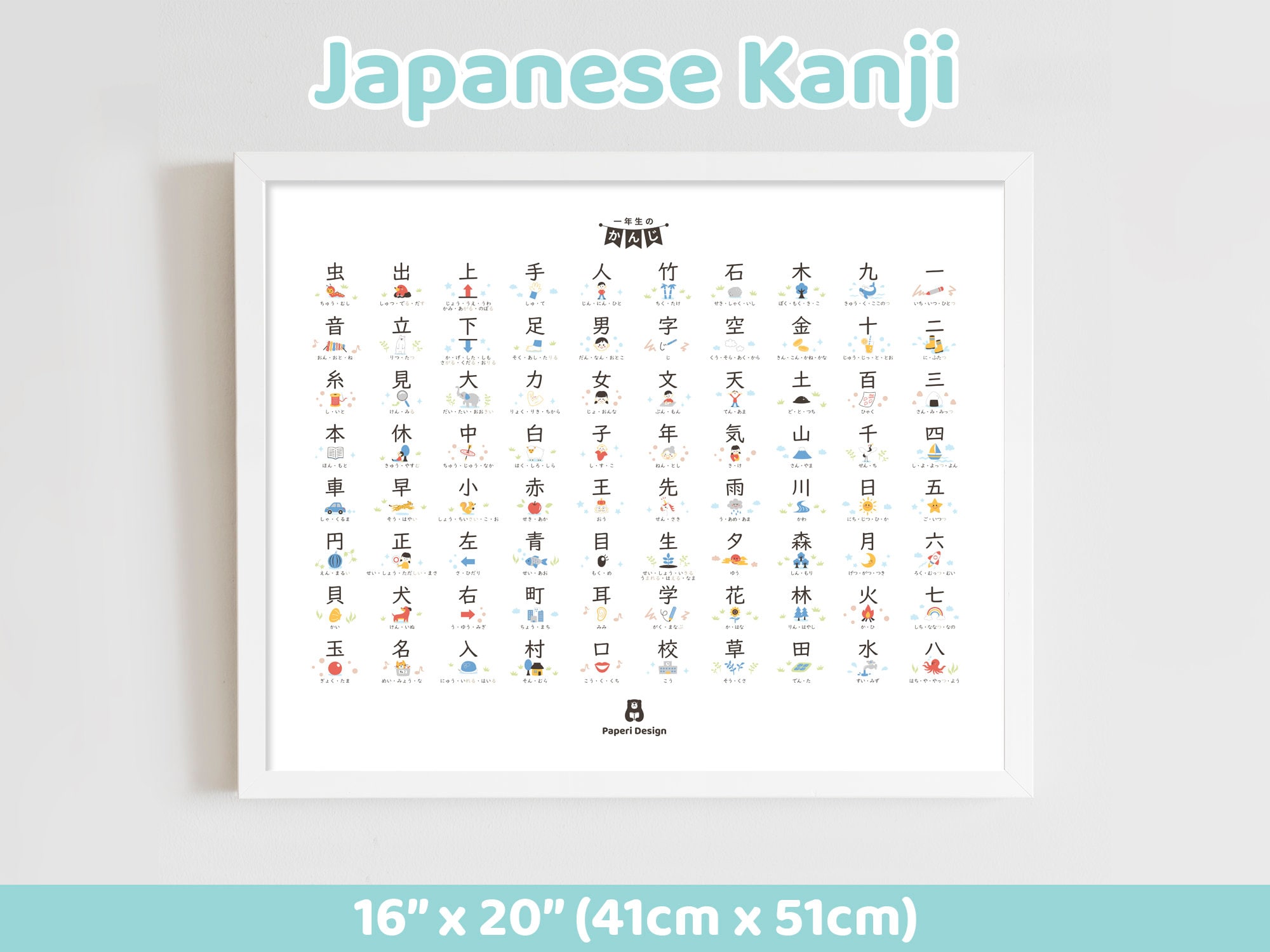 Japanese Alphabet Kanji Chart