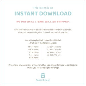 Alphabet Chart Pink, PRINTABLE Educational Poster, DIGITAL DOWNLOAD ...