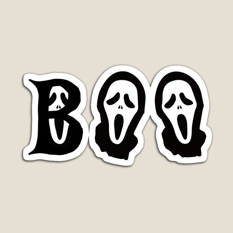 BOO Ghostface Halloween SVGPNG Cute Svg Fall Svg Cricut - Etsy