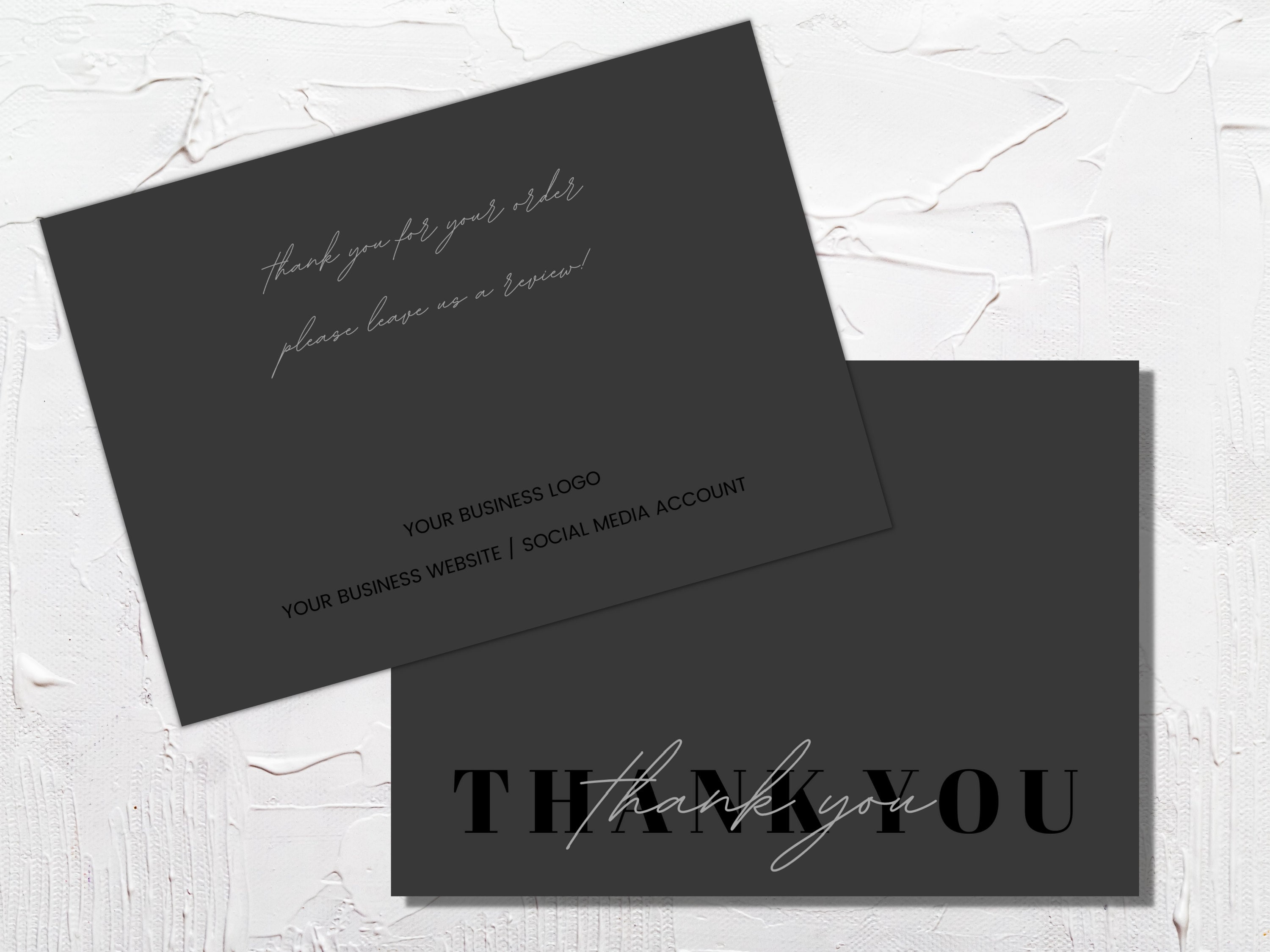 Elegant Thank You Card Designs