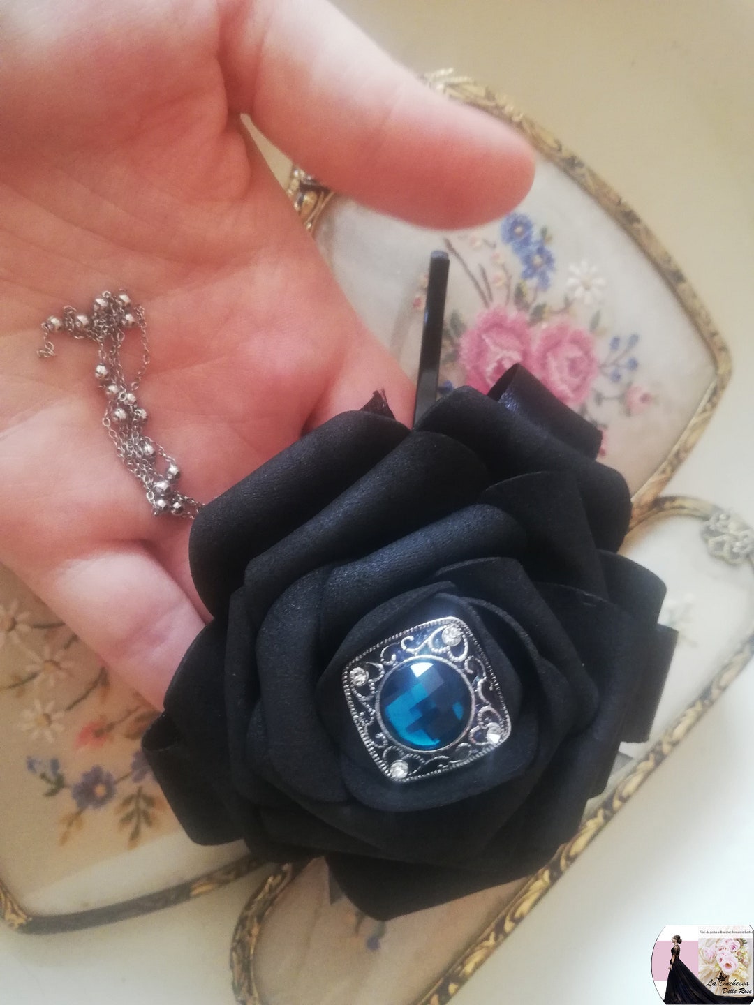 Gothic Hair Clip - Etsy