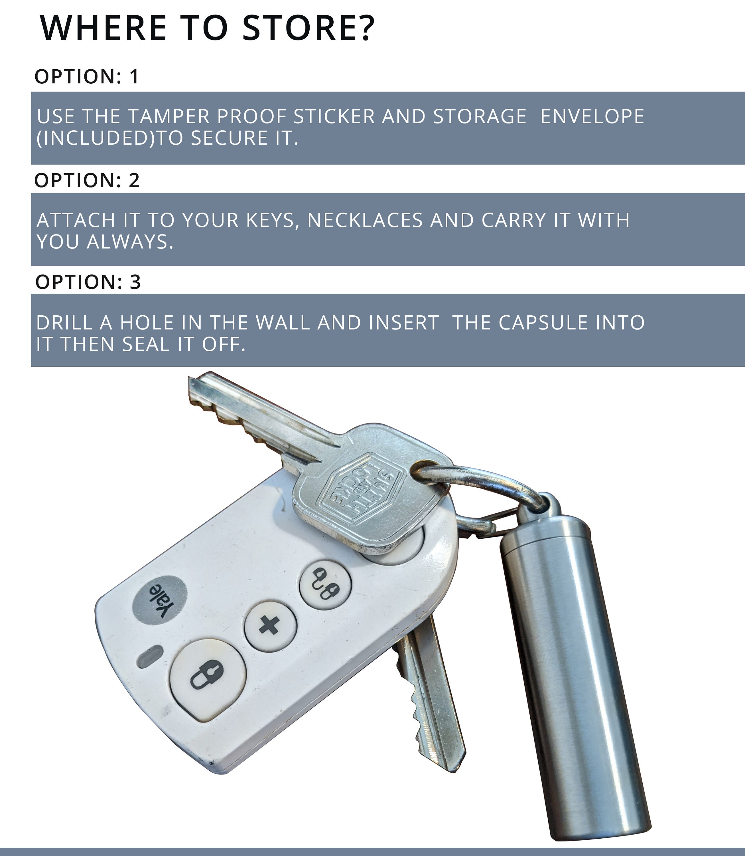 Crypto Stainless Steel Capsule Mnemonic Seed Recovery Bitcoin Offline ...