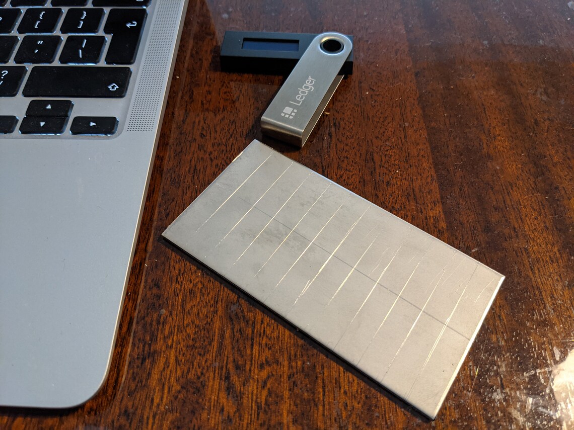 Crypto Steel Mnemonic Seed Bitcoin Hardware Wallet Backup | Etsy