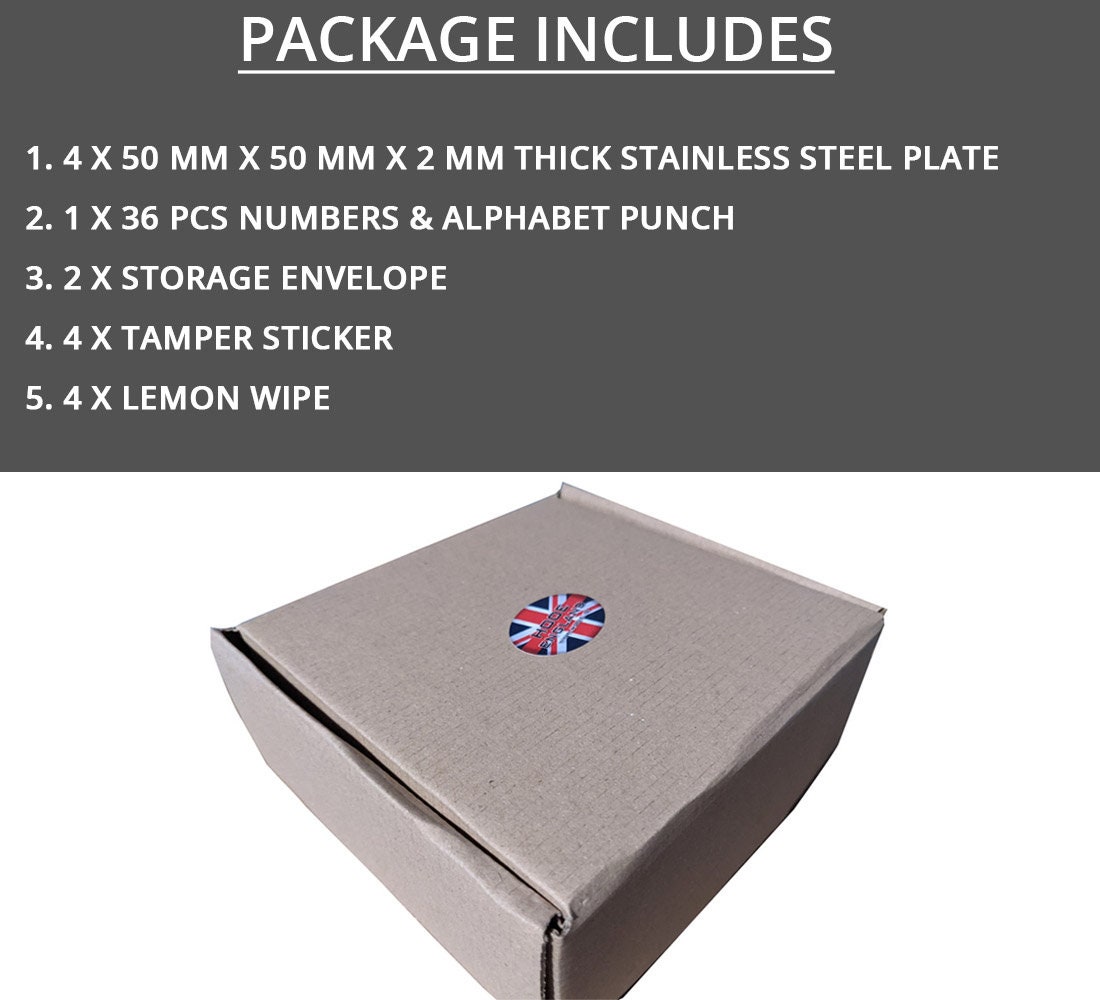 Bitcoin Stainless Steel Plate ETH Wallet Crypto Seed Mnemonic - Etsy