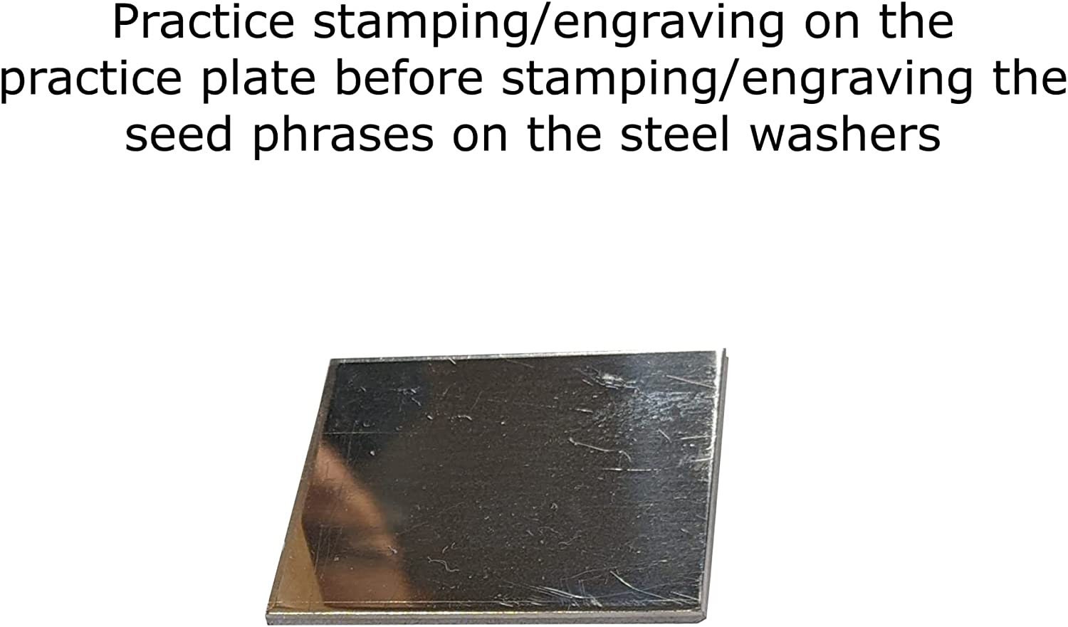 Crypto Seed Storage Steel Punchable and Etchable Washer Lock Bitcoin ...