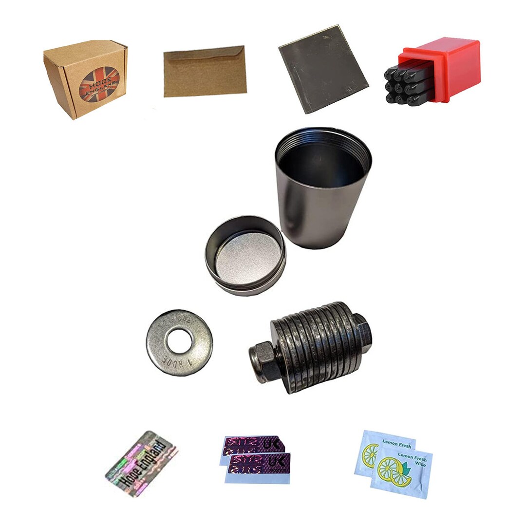 Crypto Seed Storage Cold Stainless Steel 12 Metal Wallet Washers for ...