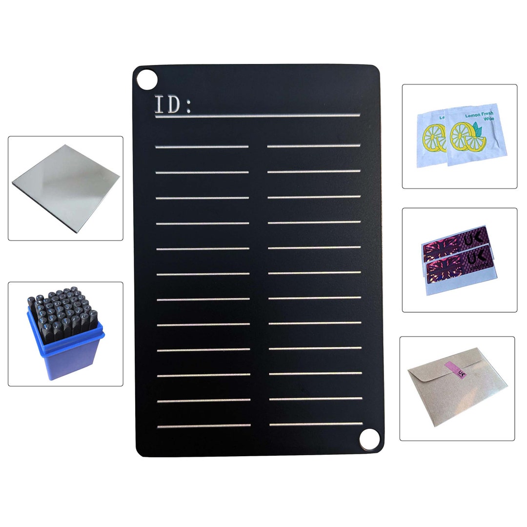 Crypto, Steel Seed Storage Plate Bitcoin Wallet 24 Word Mnemonic Phrase ...