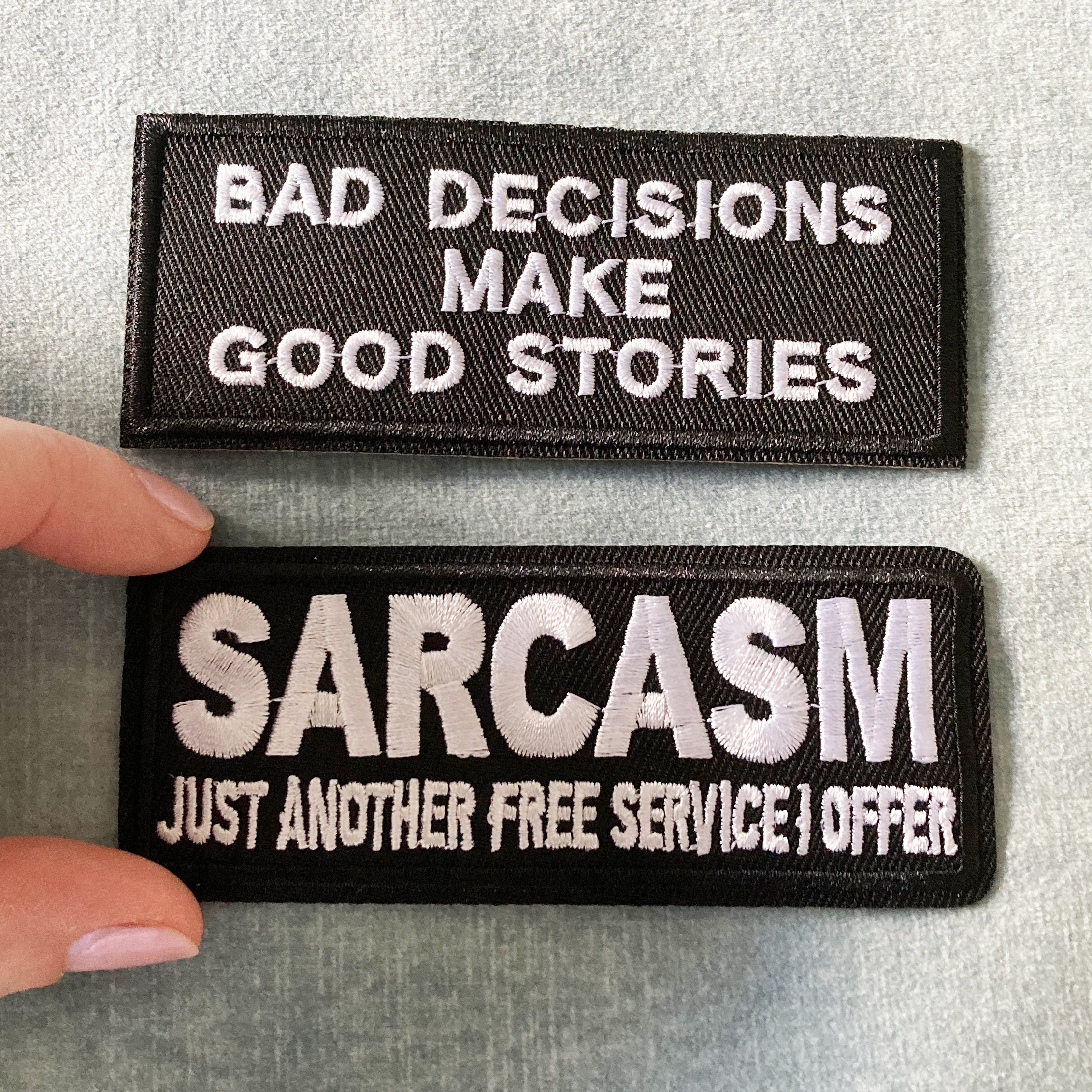 Popular Patches Funny Sayings Embroidered Sew on / Iron on - Etsy