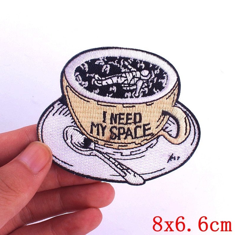 Round Popular Patches 6 DIFFERENT DESIGNS Embroidered Sew on / | Etsy UK