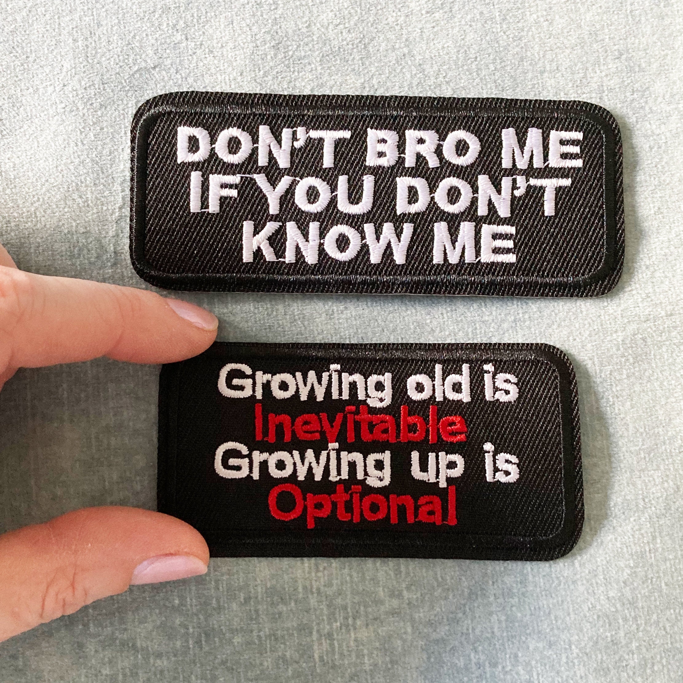 Popular Patches Funny Sayings Embroidered Sew on / Iron on - Etsy