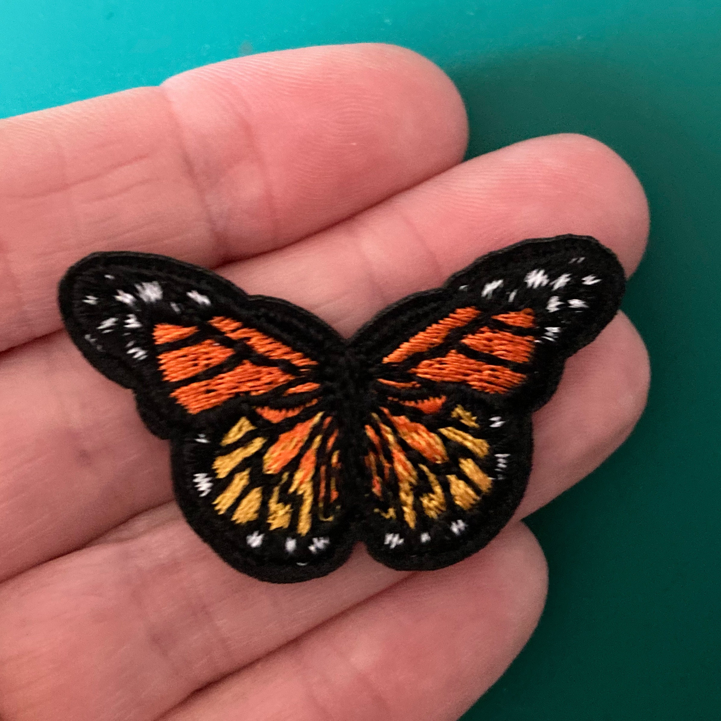 Butterfly Patches Embroidered Patch Art Applique Patch - Etsy