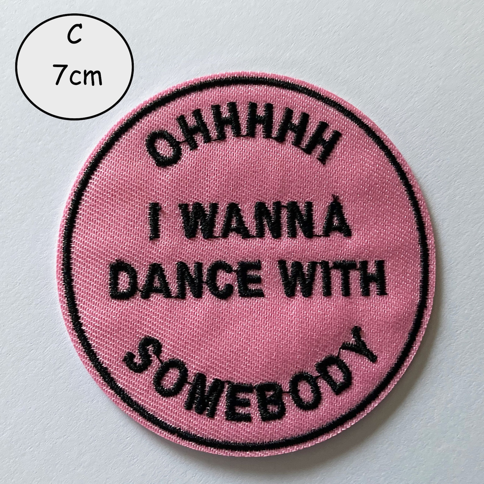 Round Popular Patches 6 DIFFERENT DESIGNS Embroidered Sew on / - Etsy UK